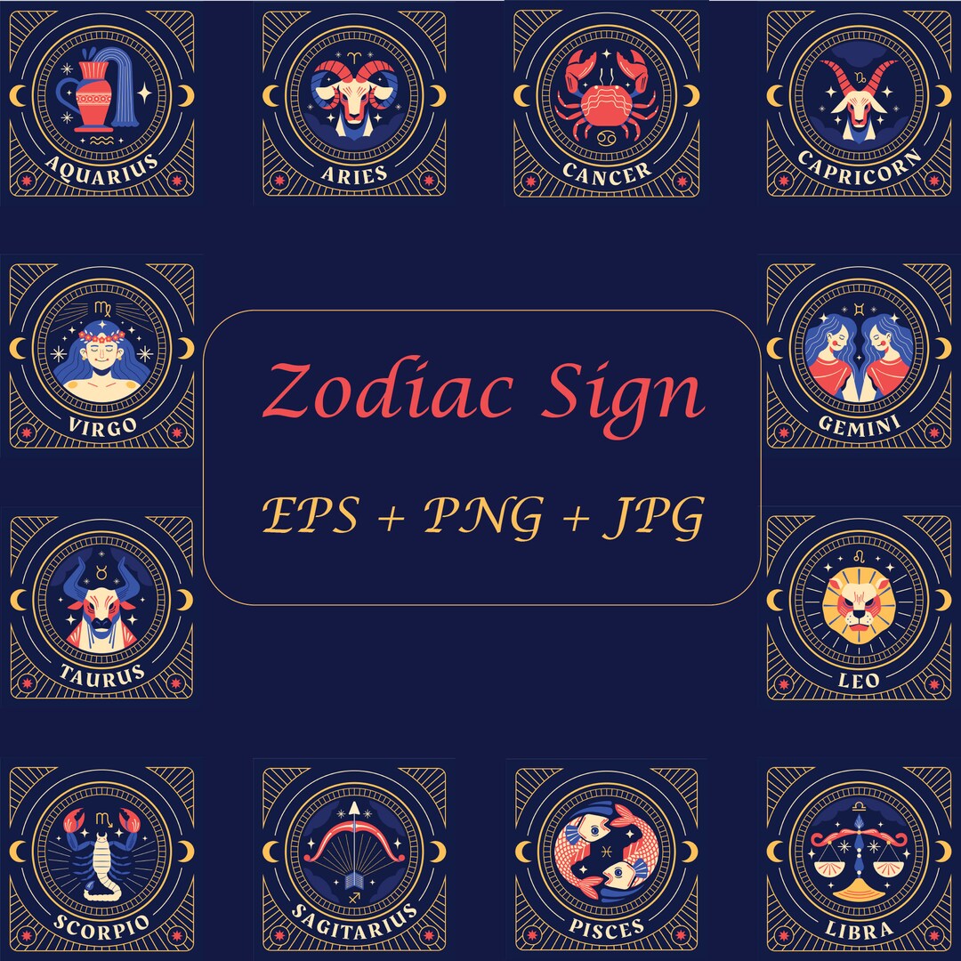 Zodiac PNG, Horoscope Design, Zodiac Signs, Zodiac Template, Horoscope ...