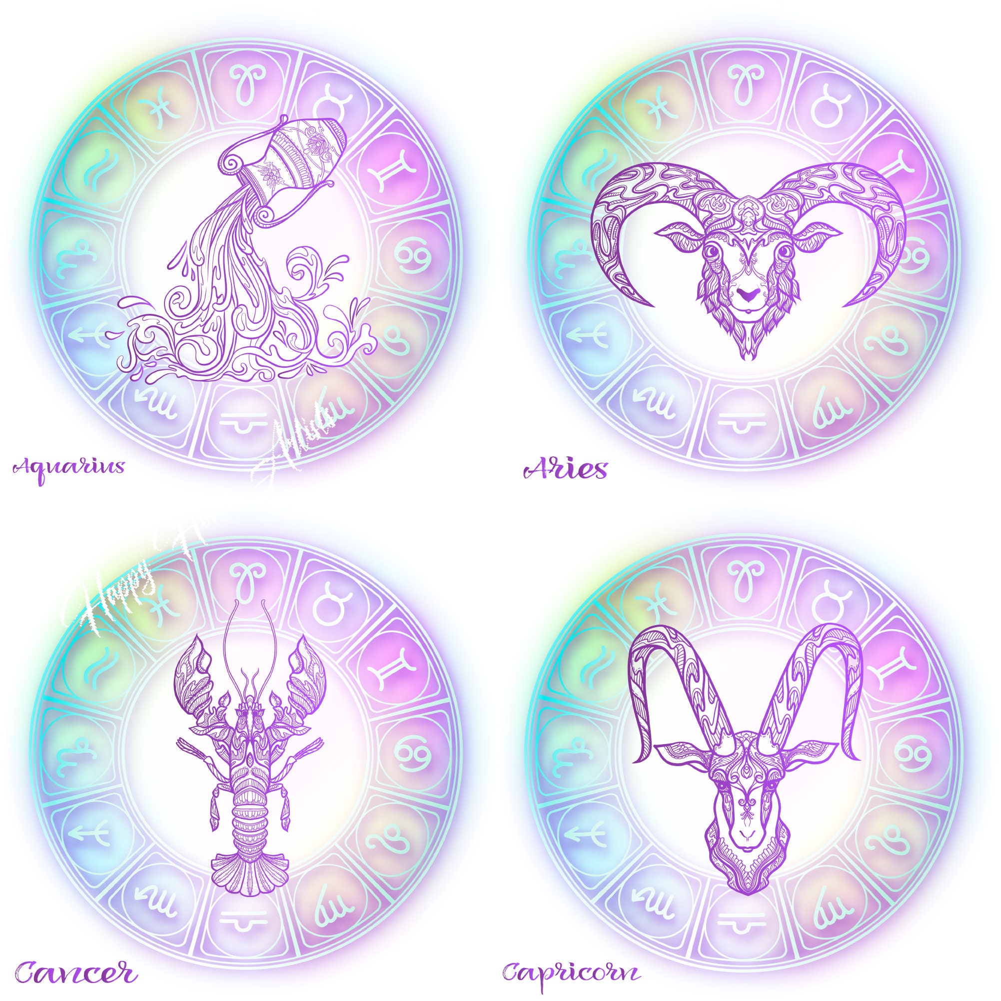 Zodiac PNG, Horoscope Design, Zodiac Signs, Zodiac Template, Horoscope ...