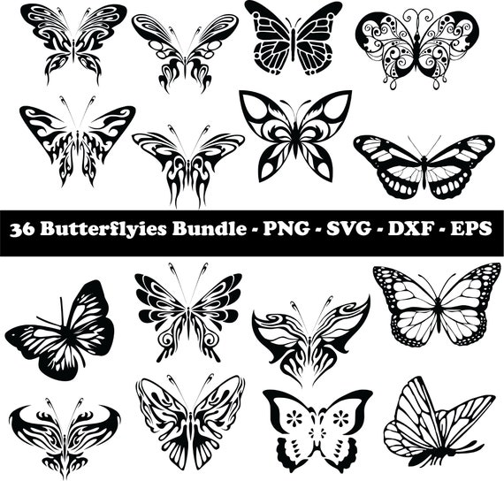 Vlinders SVG Bundel Vlinders SVG SVG Bestanden voor Cricut - Etsy België