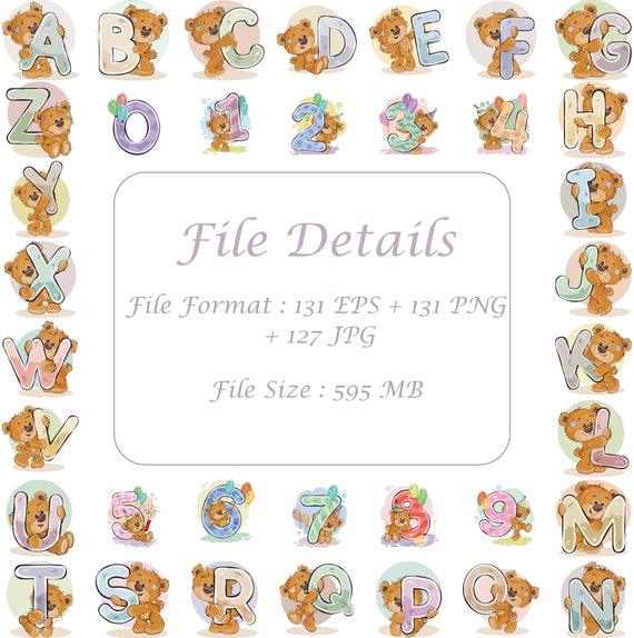 Yellow Teddy Bear Clipart Borders
