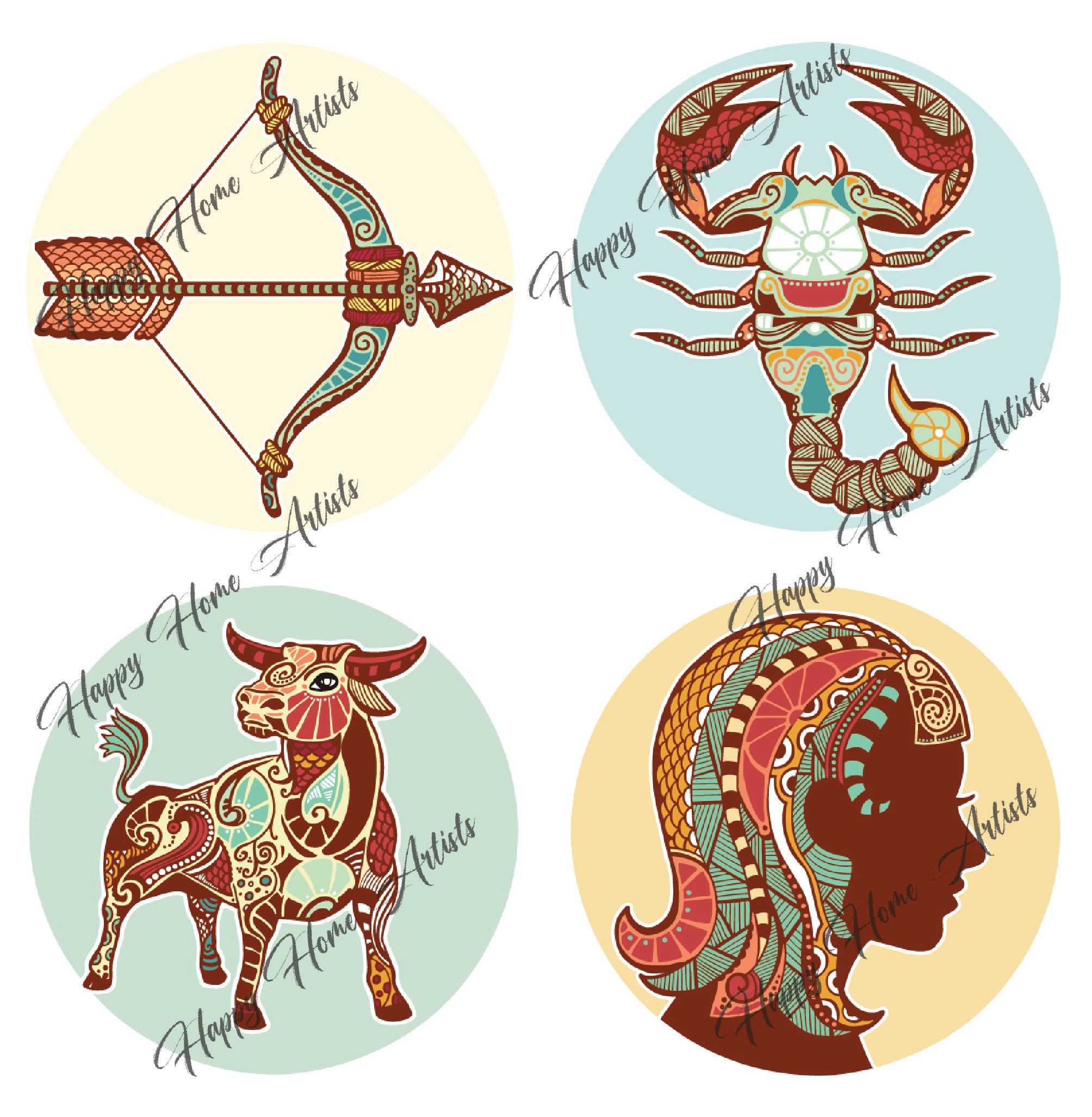 Zodiac PNG, Horoscope Design, Zodiac Signs, Zodiac Template, Horoscope ...