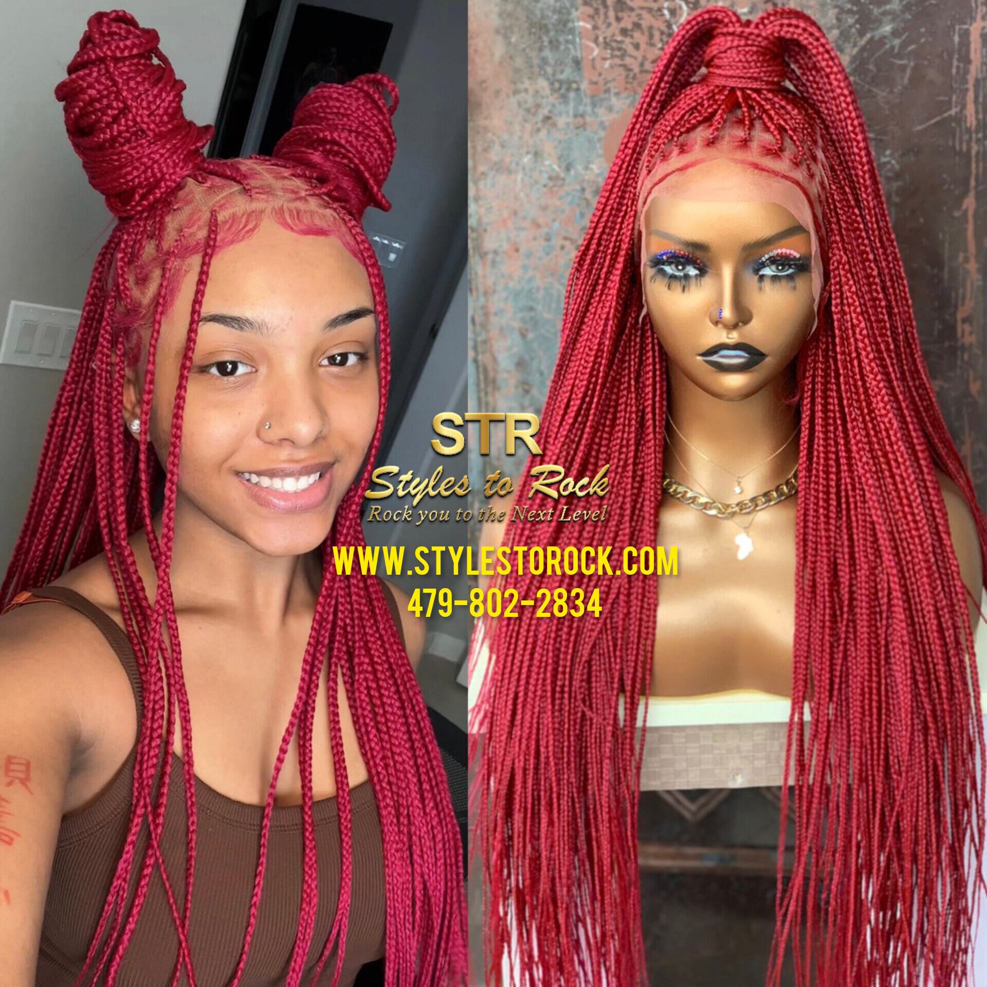Red Box Braids