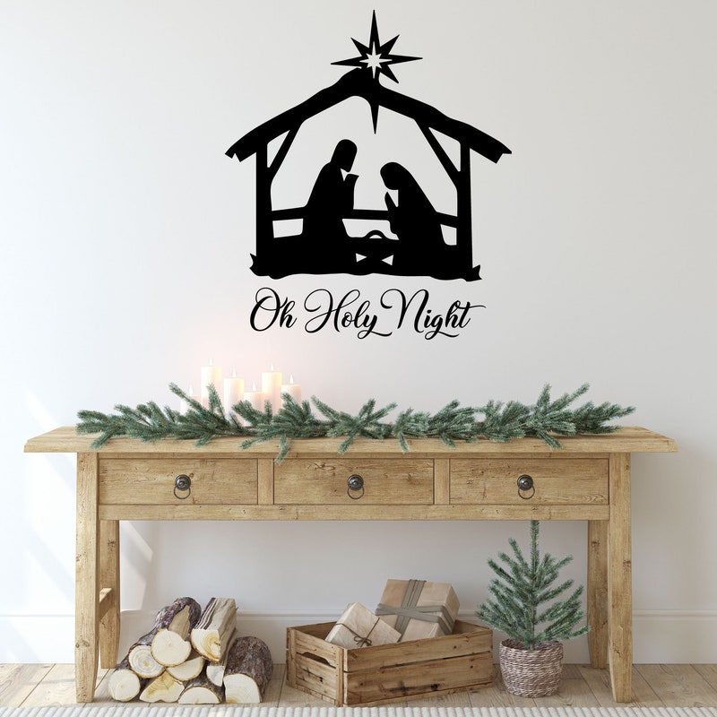 Vinyl Large Nativity - Etsy