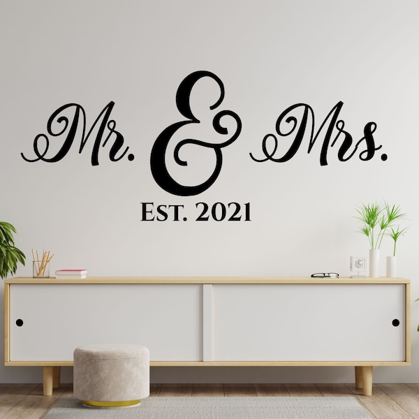 Wedding Wall Decals - Etsy