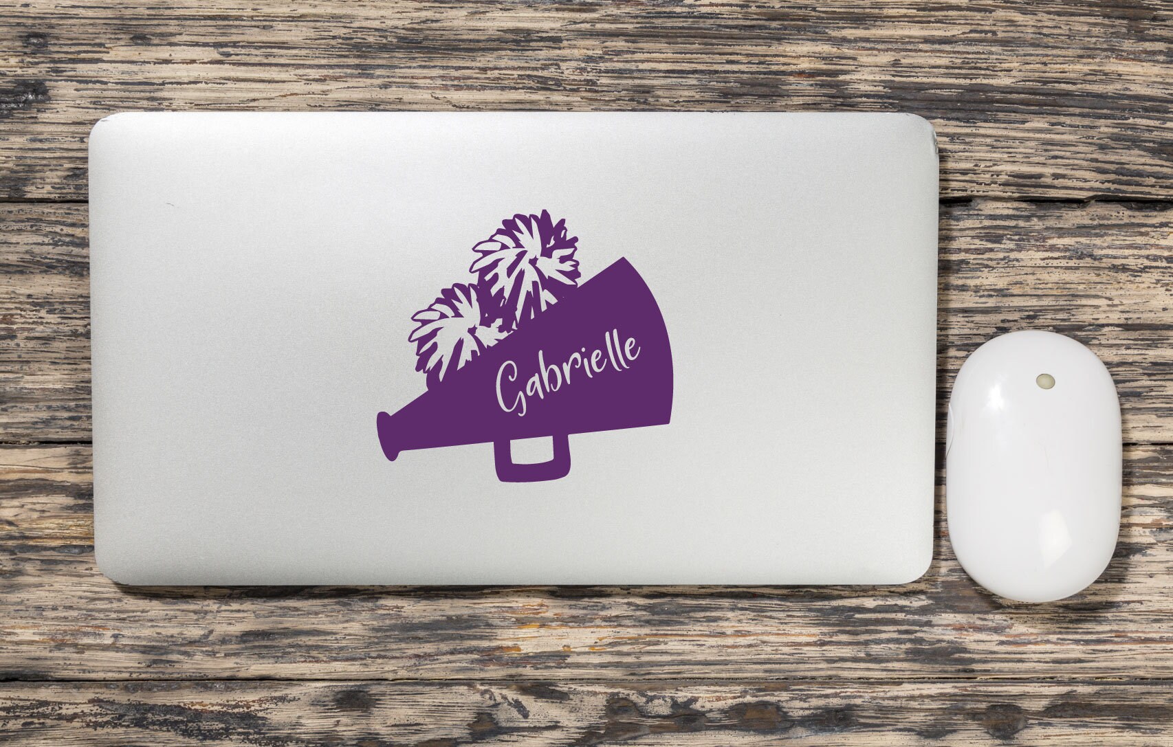 Personalized Cheer Megaphone With Name Vinyl Wall Decal for | Etsy