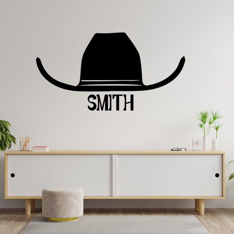 Cowboy Wall Decal - Etsy