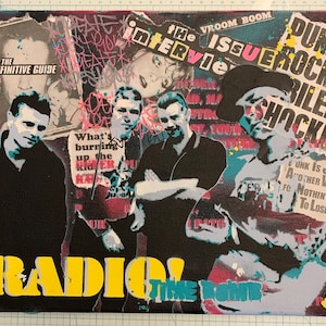 Rancid Stencil Graffiti Collage Art - Etsy