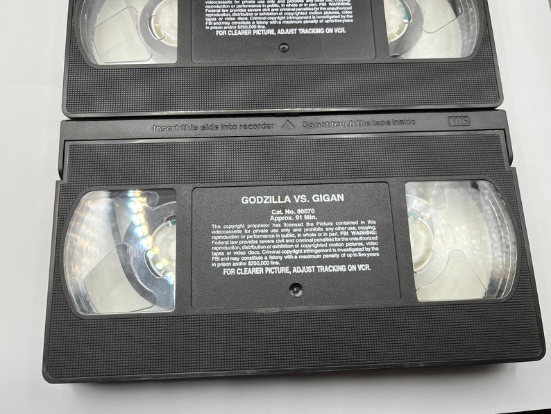 Vintage 1995 Godzilla Double Feature VHS Godzilla Vs. - Etsy