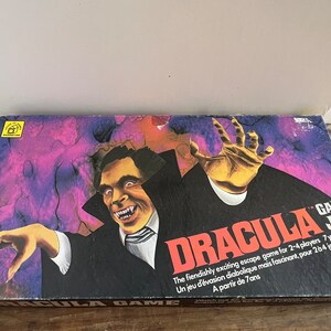 Dracula Board Game RARE 1978 Vintage Waddingtons 100% Complete ...