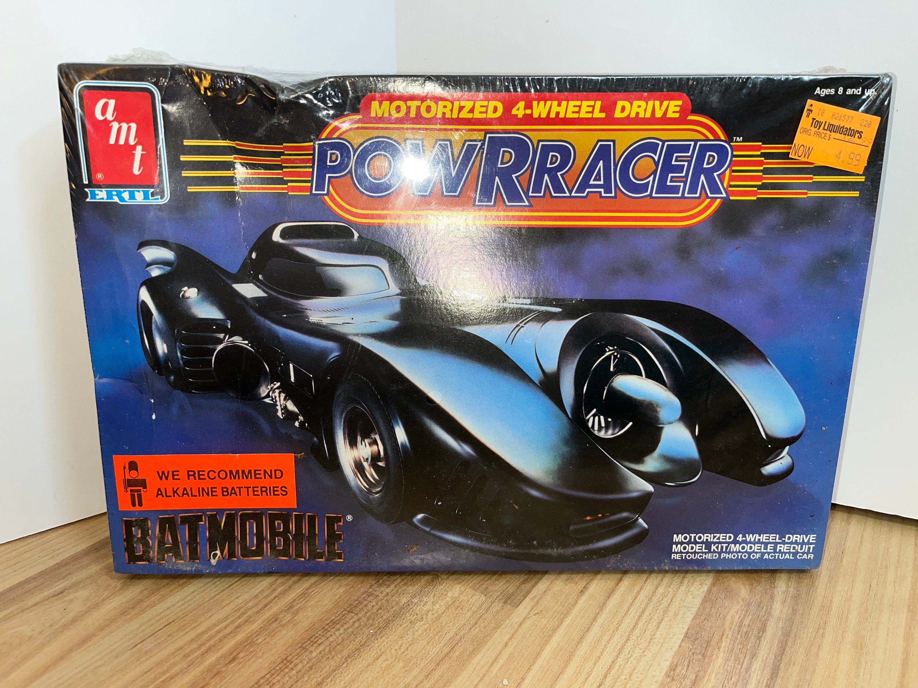 Vintage 1990 ERTL AMT Batmobile Motorized 4-wheel Drive Powrracer ...