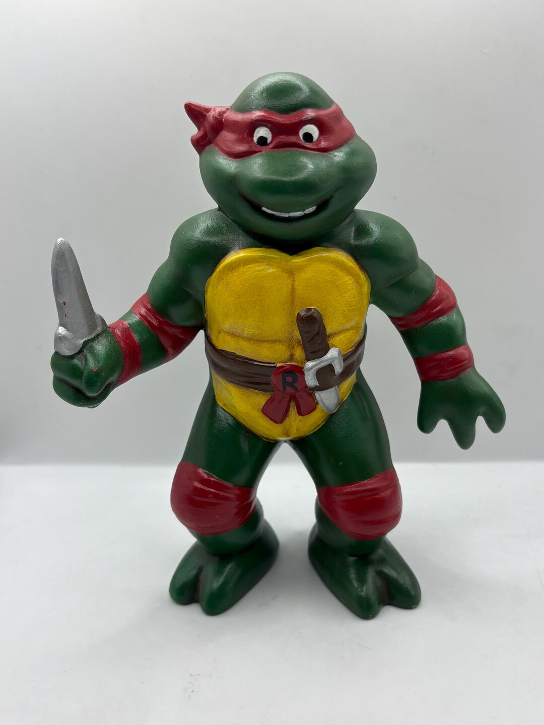 Vintage Hand Painted Raphael Teenage Mutant Ninja Turtles Ceramic ...