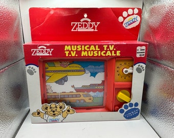 RARE Vintage Care Bears Care-a-lot Musical TV Wind-up Toy Kids Babies ...