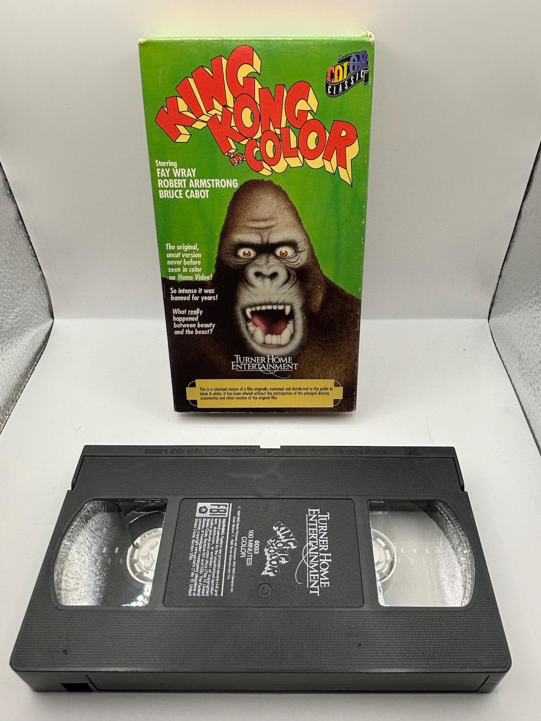 Vintage 1989 King Kong in Color VHS - Etsy