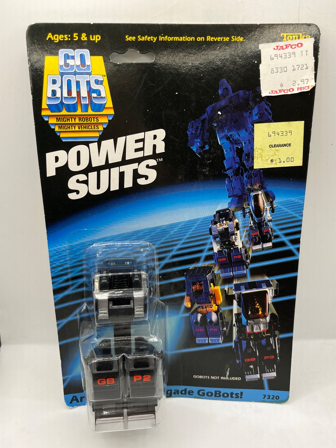 Vintage 1985 Tonka Go Bots Power Suit - Sealed on Card - Etsy