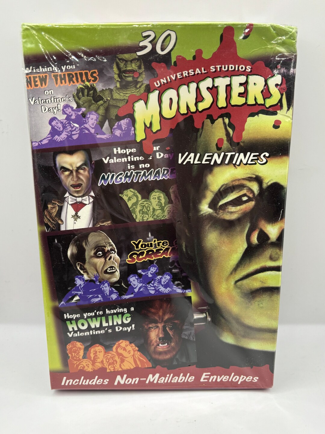 Vintage 1990s Universal Monsters Valentines SEALED - Etsy