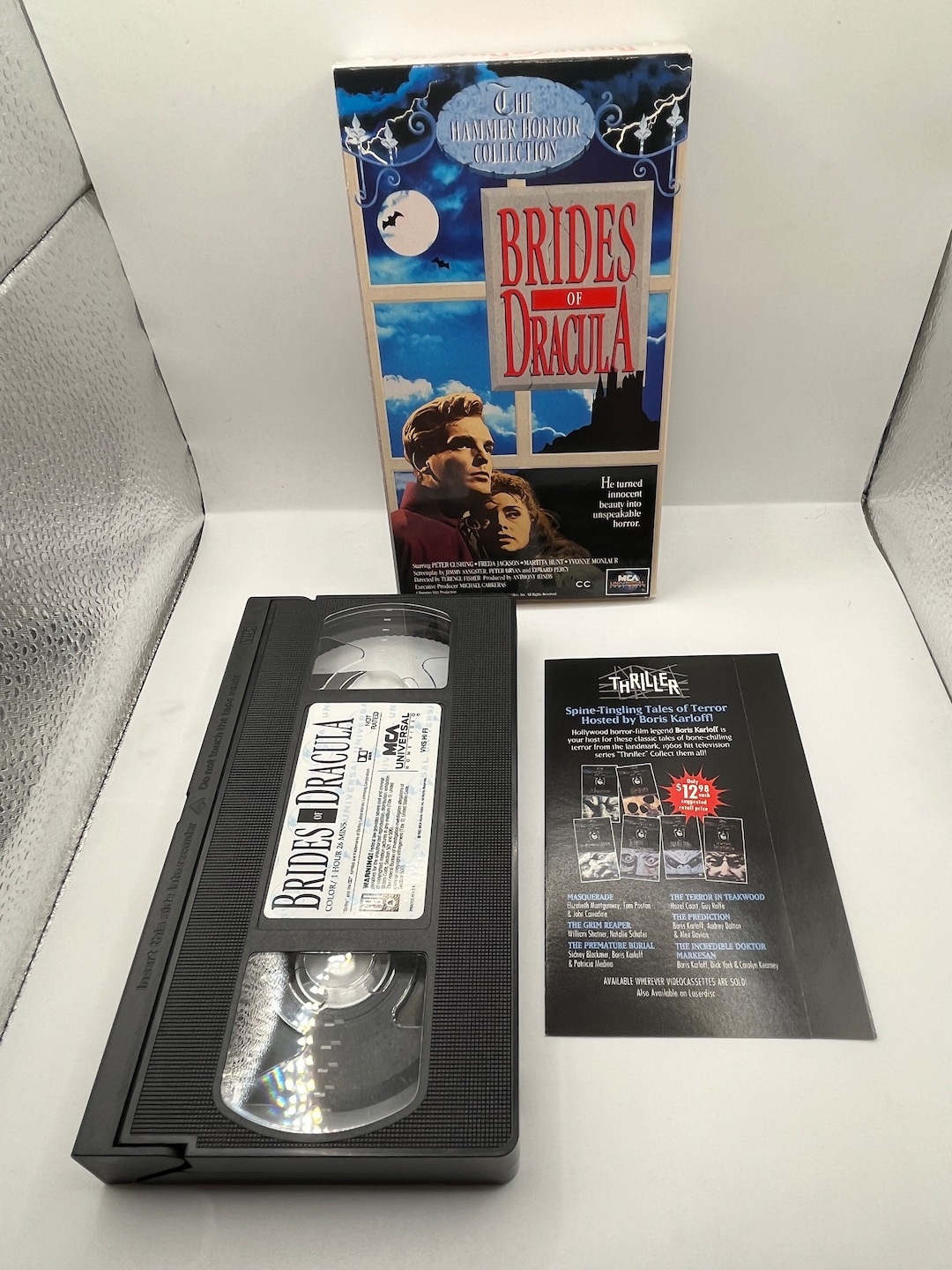 Vintage 1988 Brides of Dracula VHS the Hammer Horror Collection - Etsy