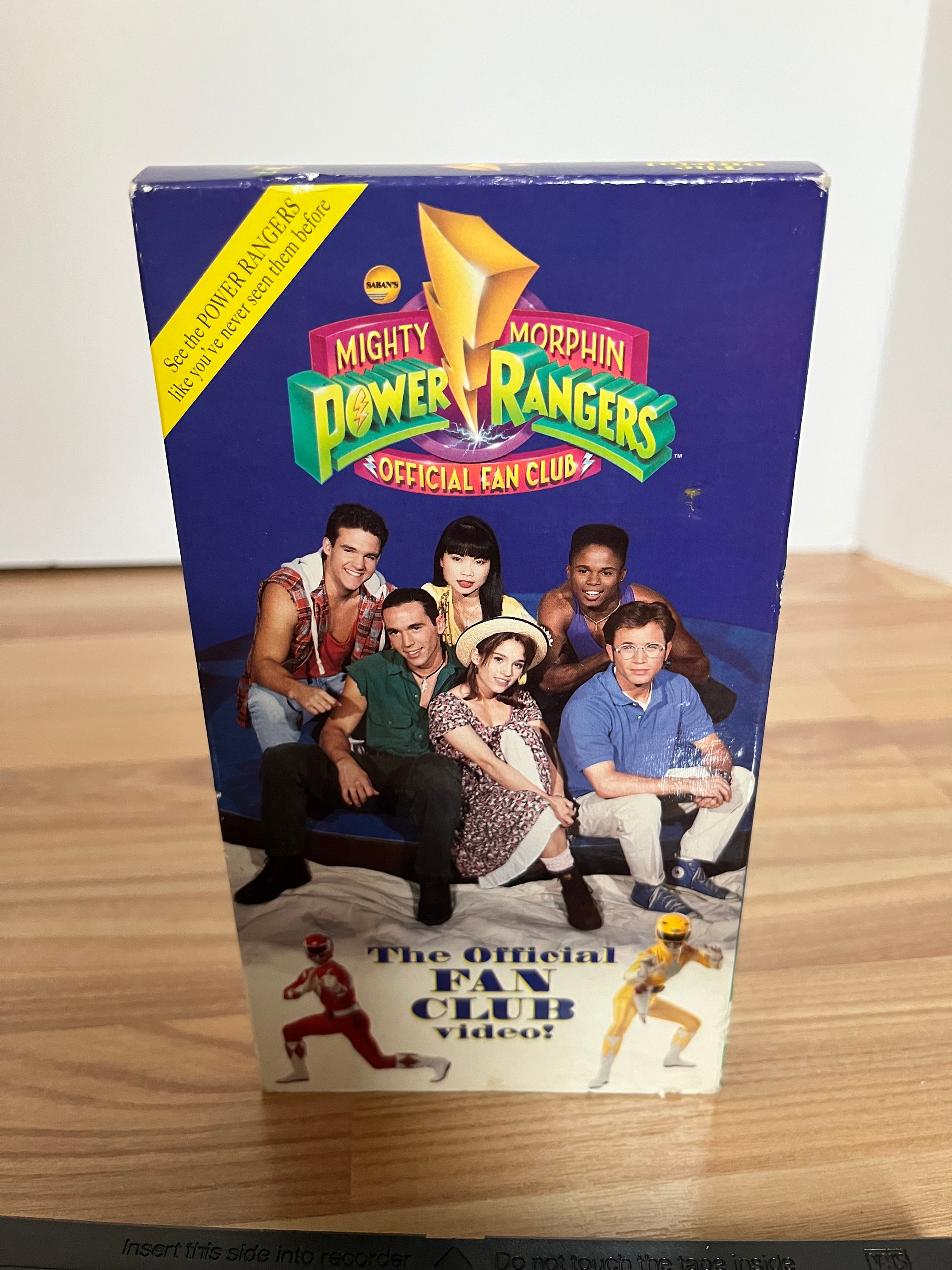Vintage 1994 Mighty Morphin Power Rangers Official Fan Club Video VHS ...