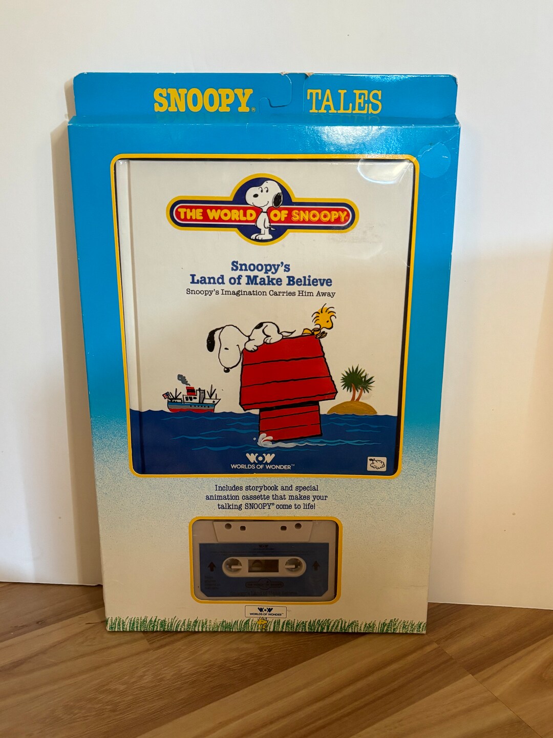 Vintage 1986 Snoopy Tales Snoopy's Land of Make Believe Read-along Book ...