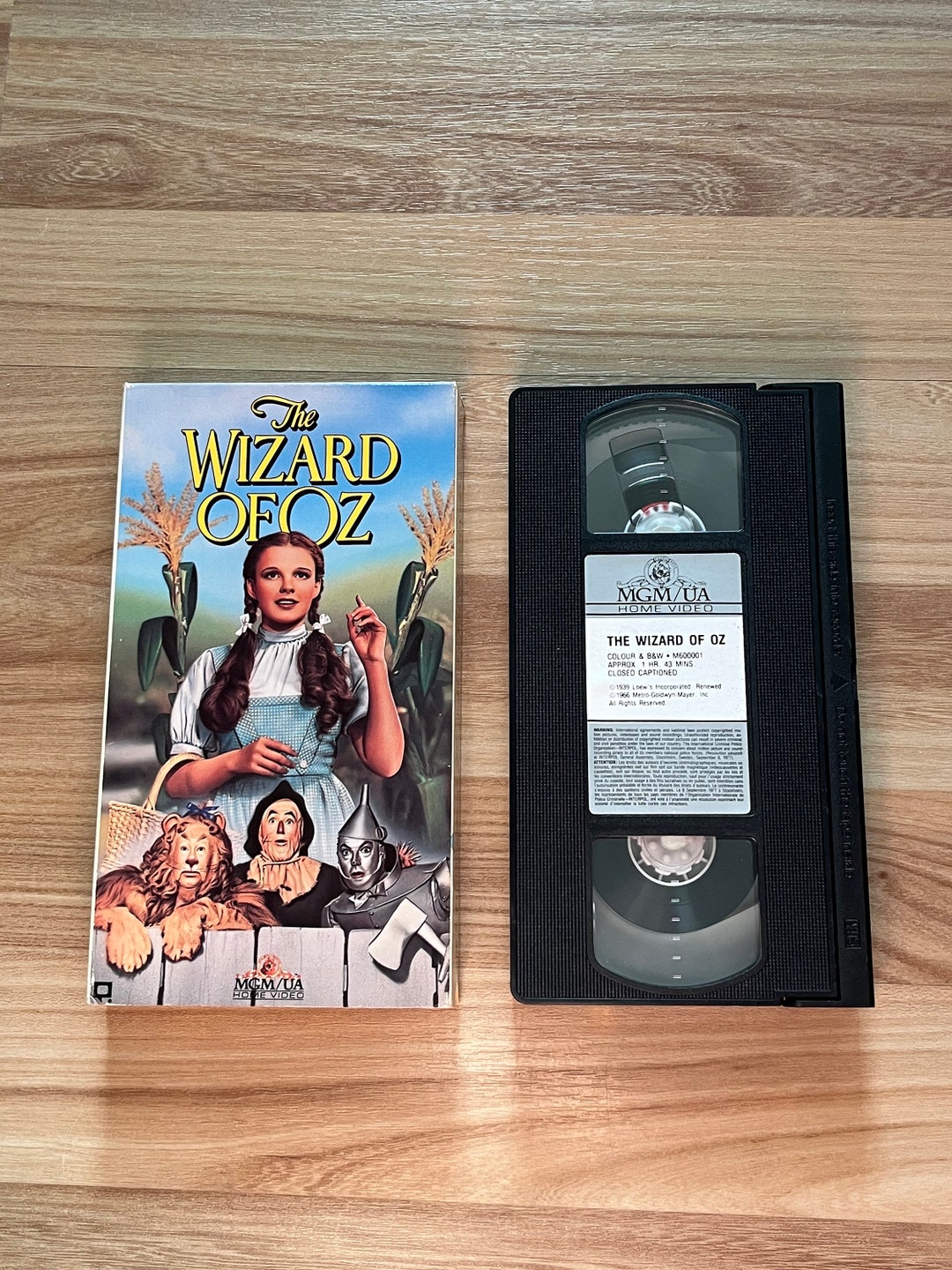 Vintage 1996 Wizard of Oz VHS (video Tape) - Etsy