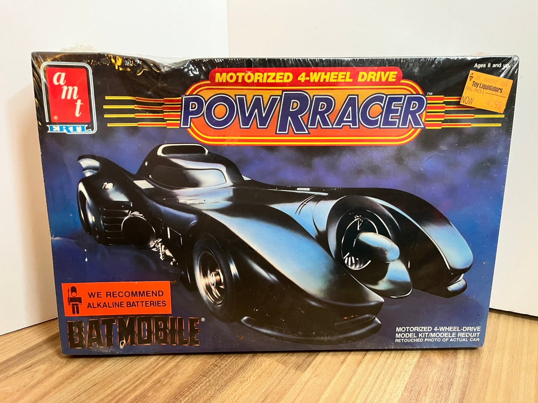 Vintage 1990 ERTL AMT Batmobile Motorized 4-wheel Drive Powrracer ...