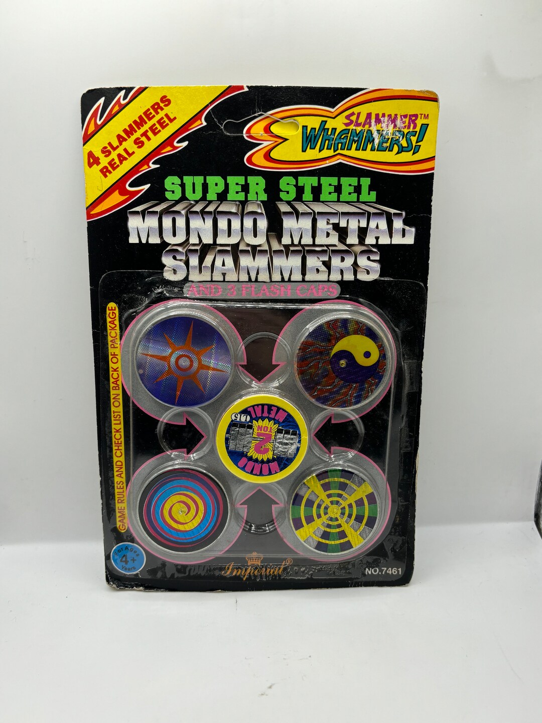 Vintage 1994 Imperial Super Steel Mundo Metal Slammers Pogs - SEALED on ...