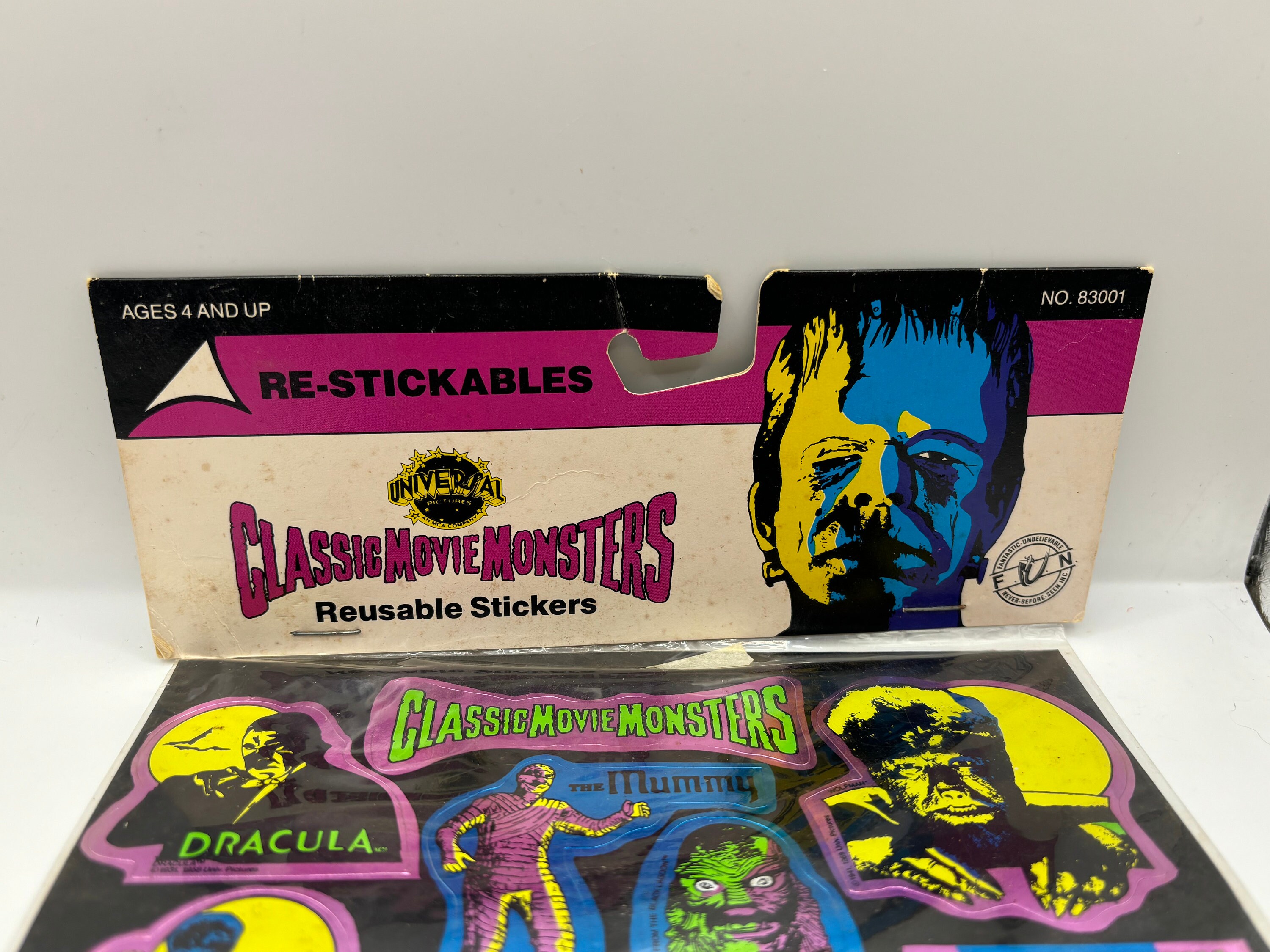 Vintage 1980's Colorforms Universal Classic Movie Monsters - Etsy