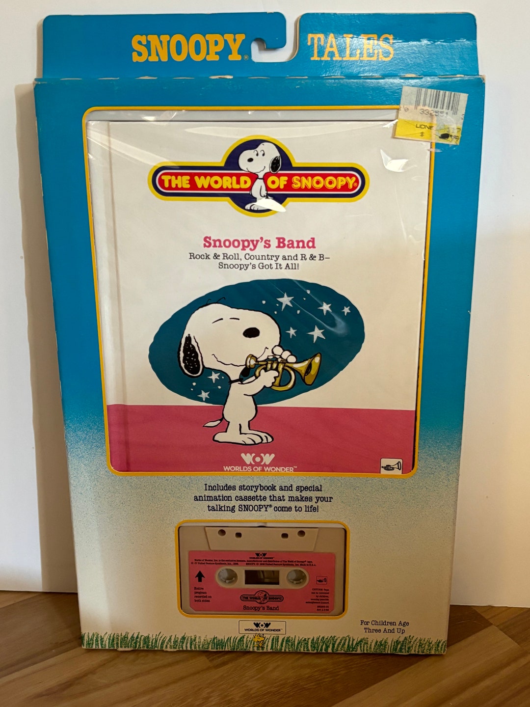 Vintage 1986 Snoopy Tales - Snoopy's Band - Read-along Book and ...