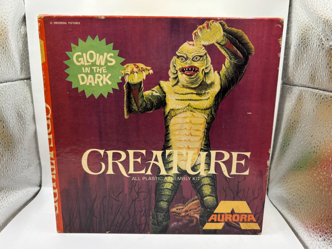 Vintage 1969 Aurora Monsters Creature From the Black Lagoon Glow in the ...