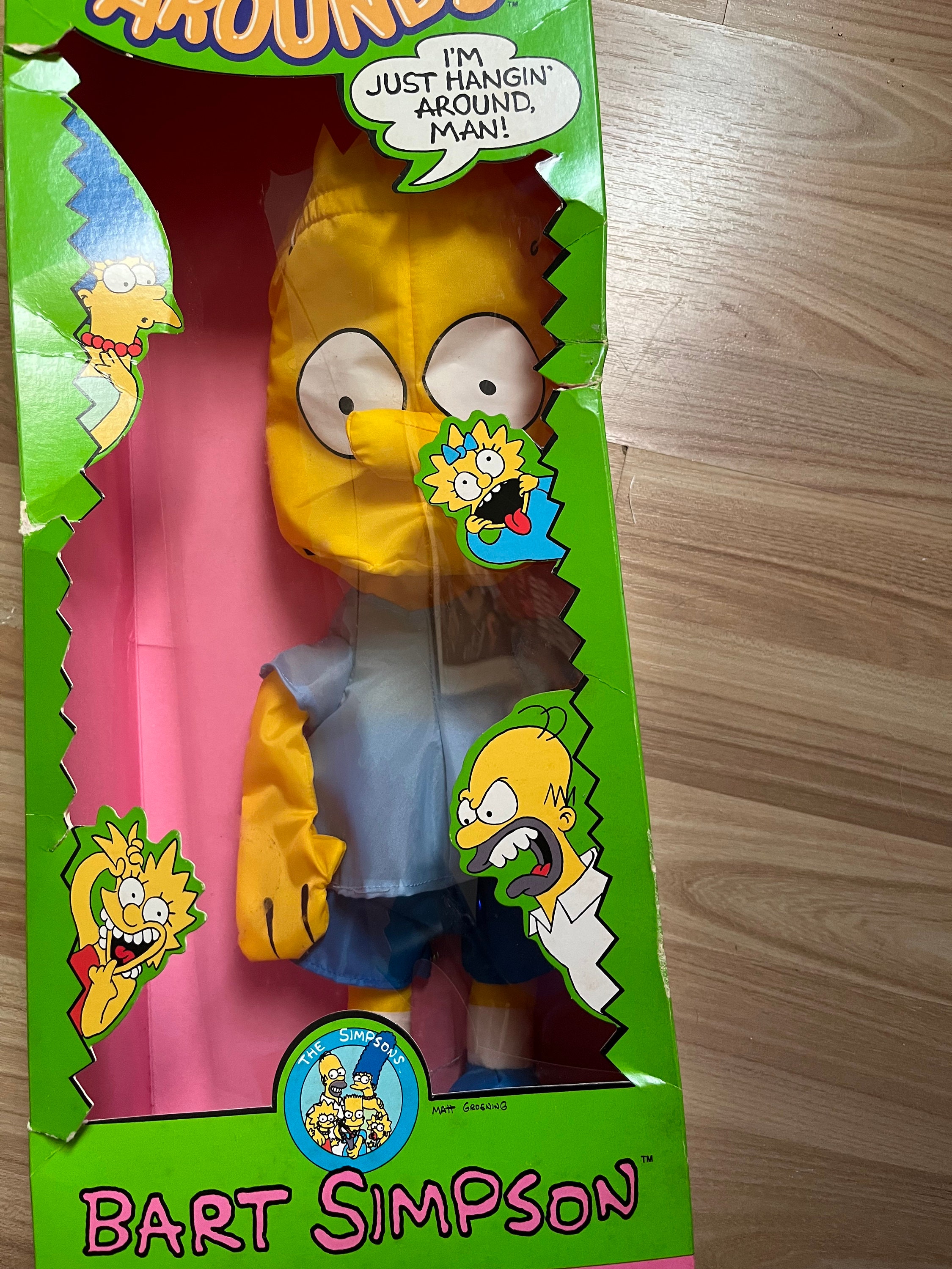 Vintage 1990 Spectra Star the Simpsons Bart Simpson Hang - Etsy
