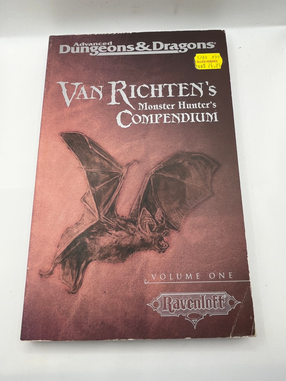 1999 Van Richten's Monster Hunters Compendium - Volume One - Advanced ...
