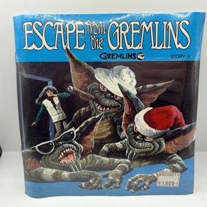 Vintage Gremlins Read Along Book and Record - SEALED - STORY 3 - Escape ...