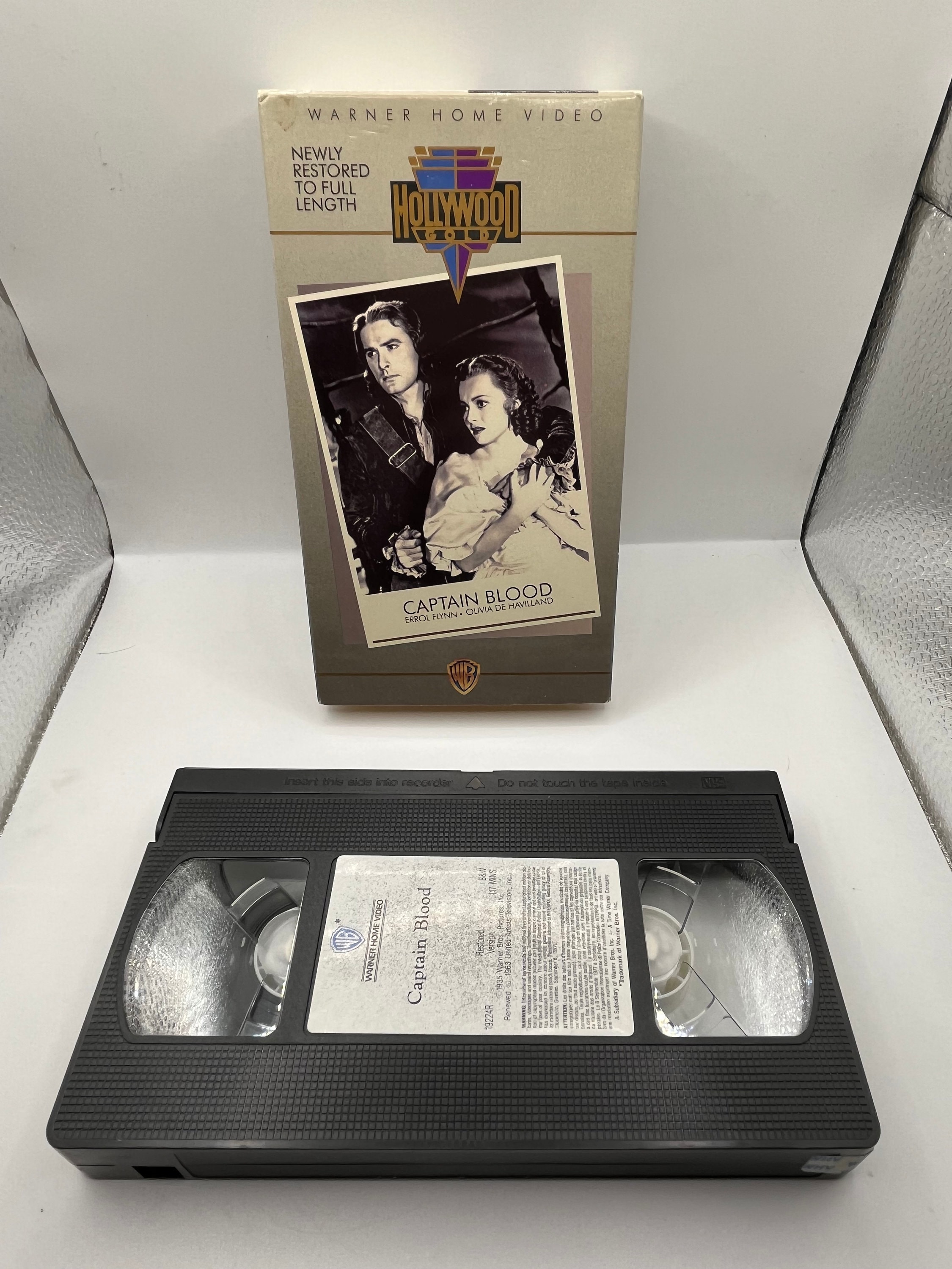 Vintage 1987 Captain Blood VHS - Etsy