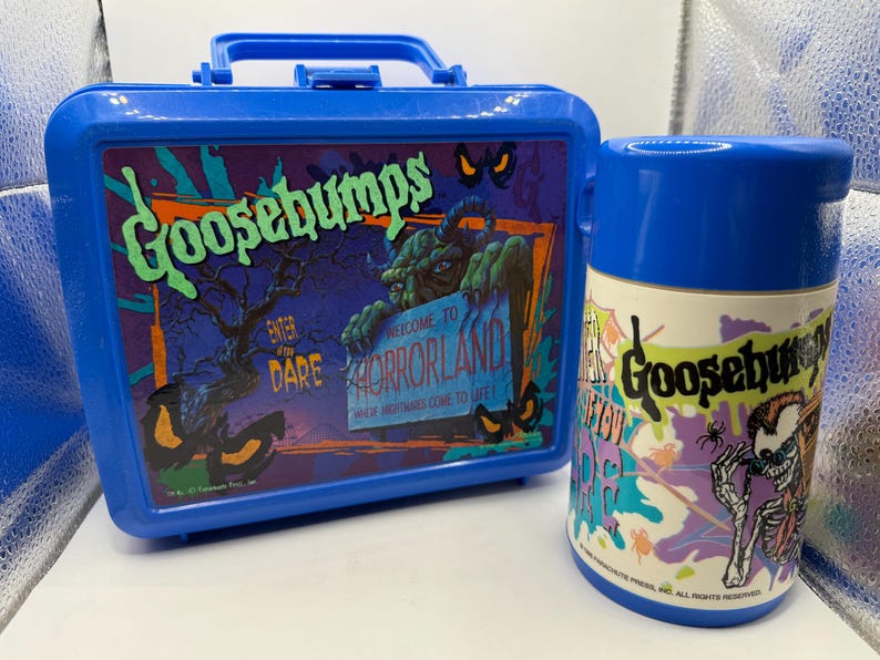 Vintage 1996 Goosebumps Lunchbox and Thermos - RARE - 90s Kids ...
