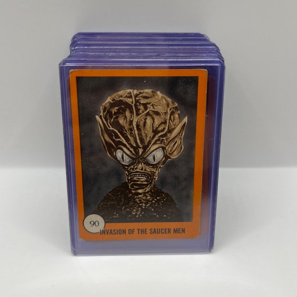 Horror Monster Trading Cards - Etsy