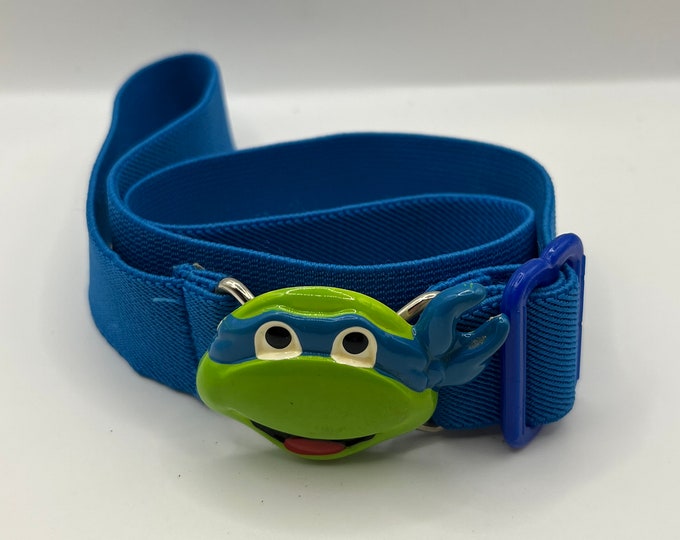 Vintage 1989 Teenage Mutant Ninja Turtles Fabric Belt - Etsy