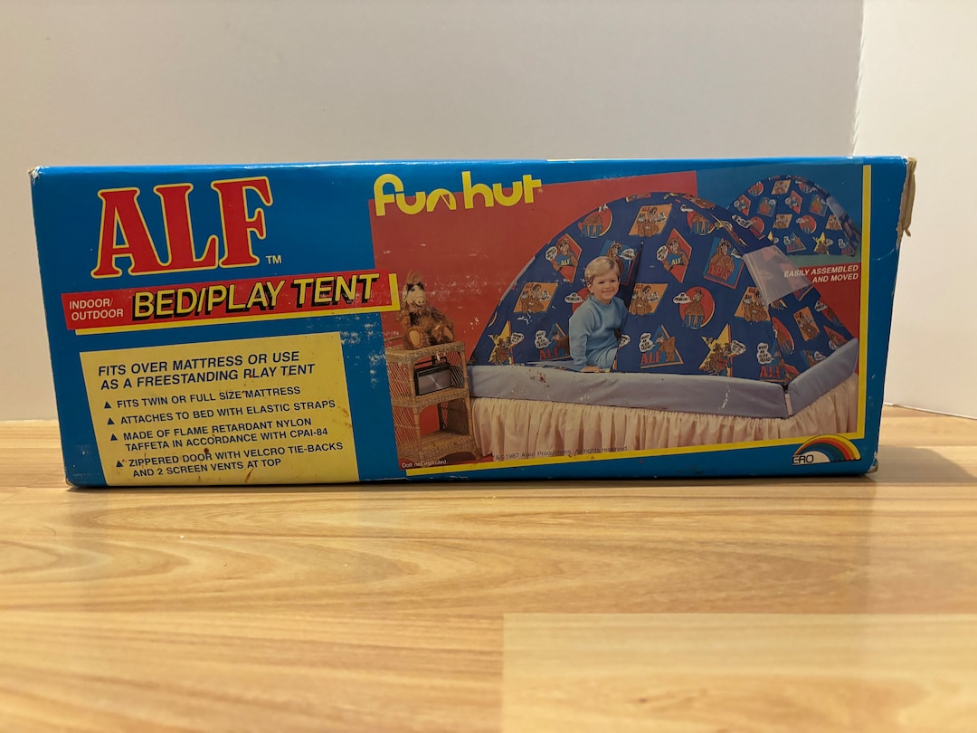 Vintage 1987 Fun Hut Alf Indoor/outdoor Bed/play Tent - BOXED - Etsy