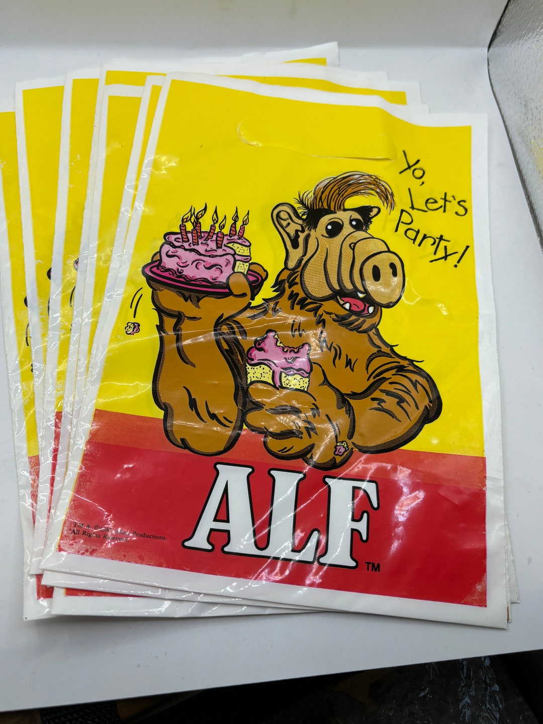 Vintage 1987 Alf Party Favour Bags - Etsy