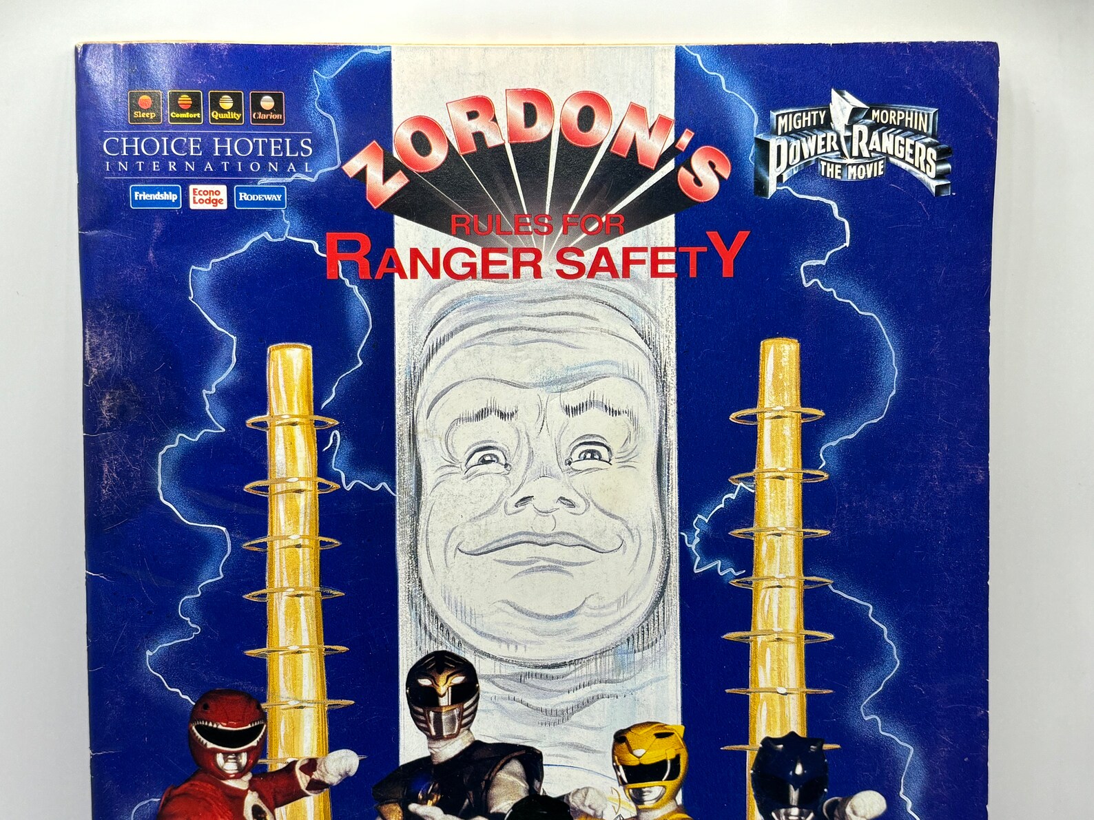 Vintage 1995 Might Morphin Power Rangers the Movie Zordon's Rules for ...