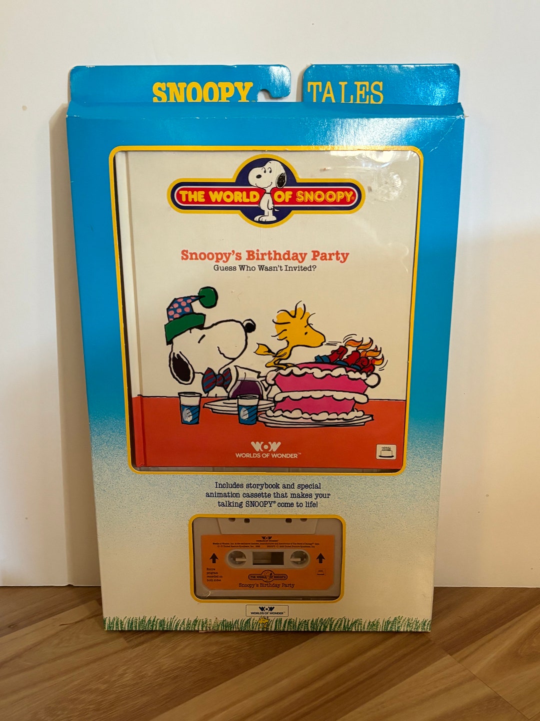 Vintage 1986 Snoopy Tales - Snoopy's Birthday Party - Read-along Book ...