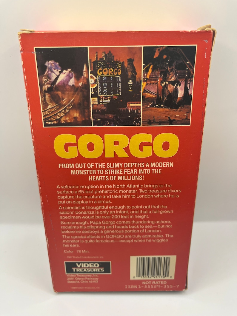 Vintage 1989 Gorgo VHS - Etsy