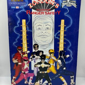 Vintage 1995 Might Morphin Power Rangers the Movie Zordon's Rules for ...