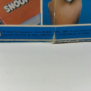Vintage 1966 Aviva Snoopy & Charlie Brown Copter - COMPLETE IN BOX - Etsy