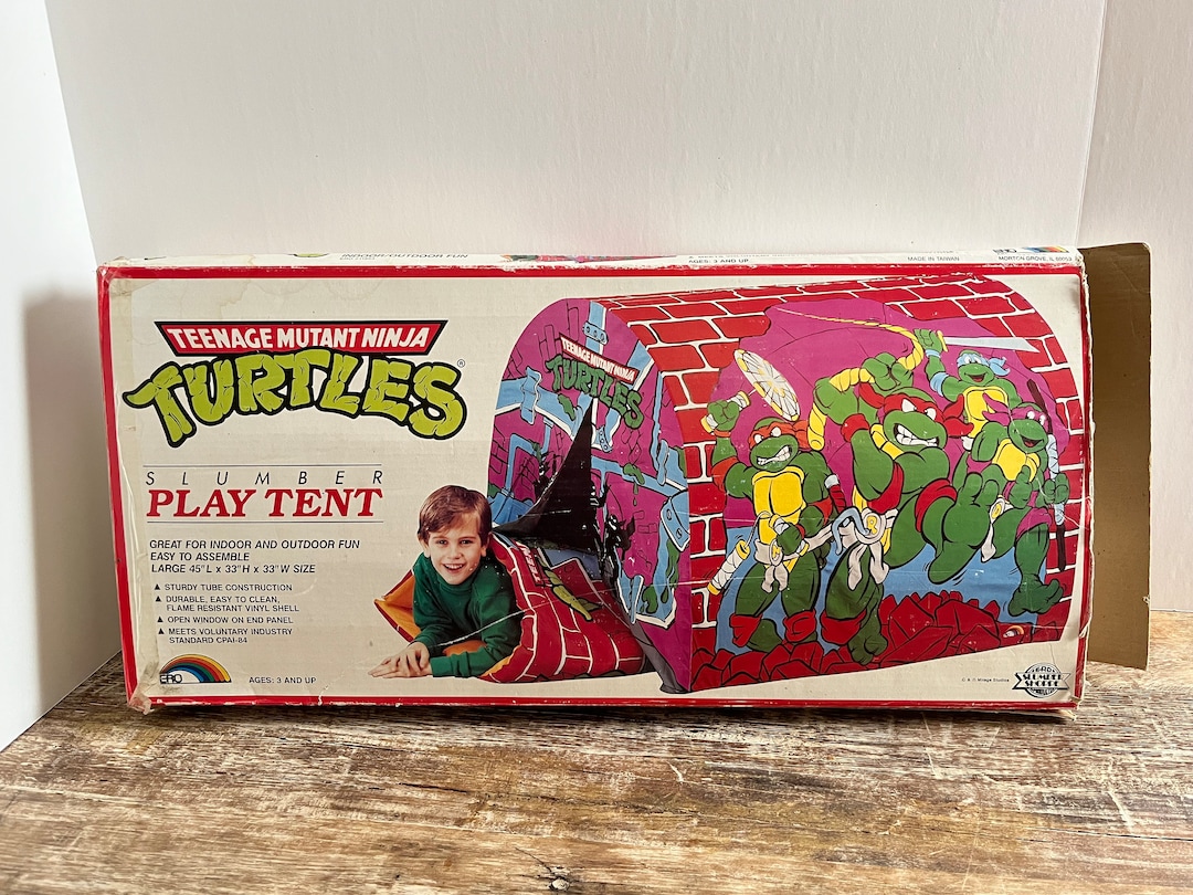 Vintage 1991 Teenage Mutant Ninja Turtles Slumber Play Tent - Etsy