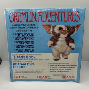 Vintage Gremlins Read Along Book and Record - SEALED - STORY 3 - Escape ...