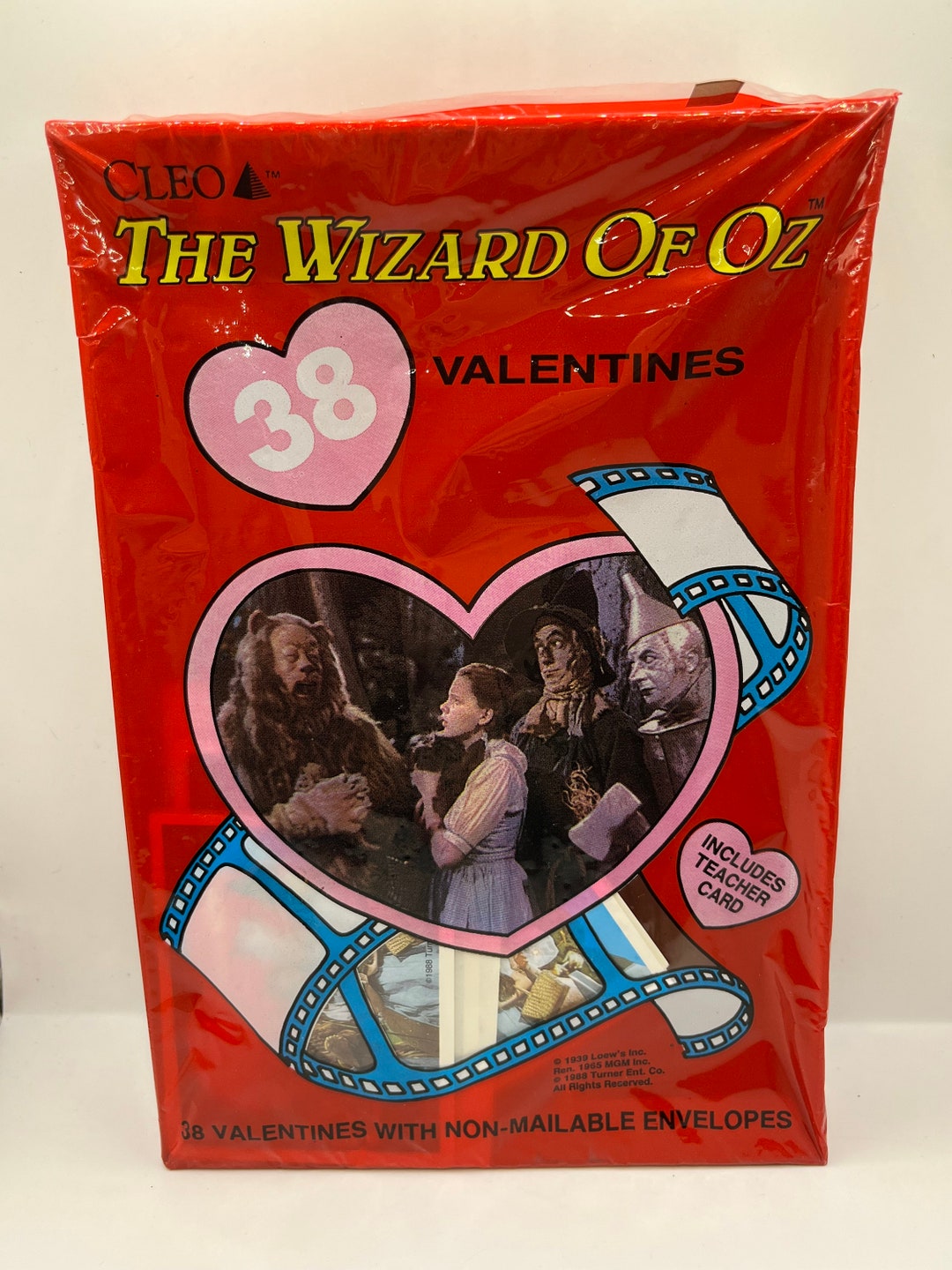 Vintage 1988 Cleo Wizard of Oz Valentines SEALED - Etsy