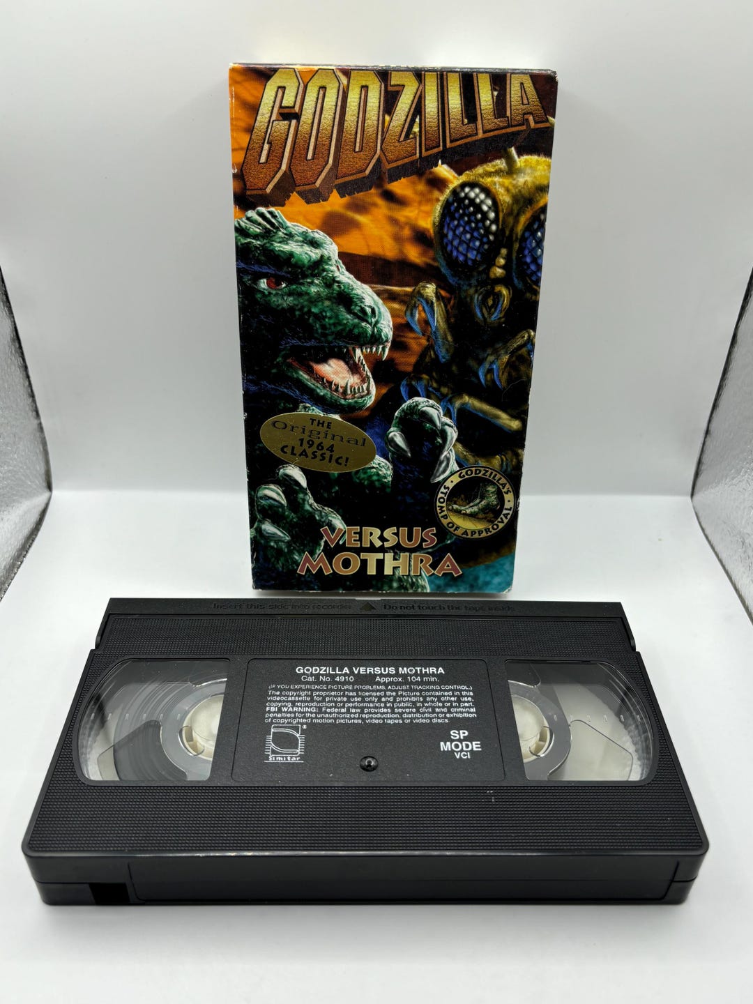 Vintage 1998 Godzilla Versus Mothra VHS - Etsy