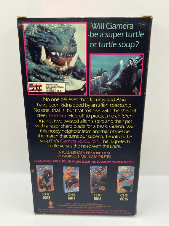 Gamera Vs Guiron Vhs