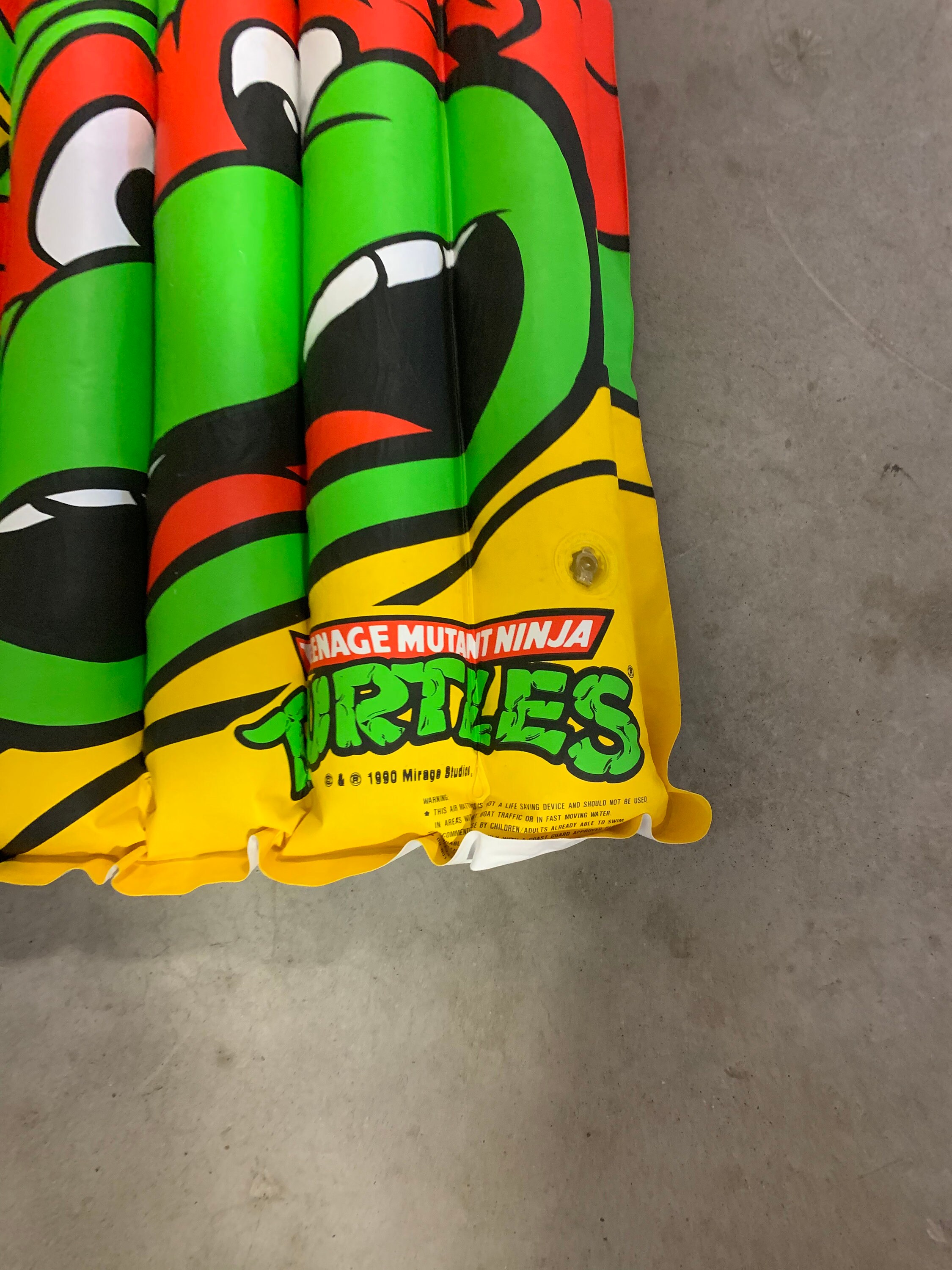 Vintage 1990s Teenage Mutant Ninja Turtles Pool/swim/lake Floaty/toy ...