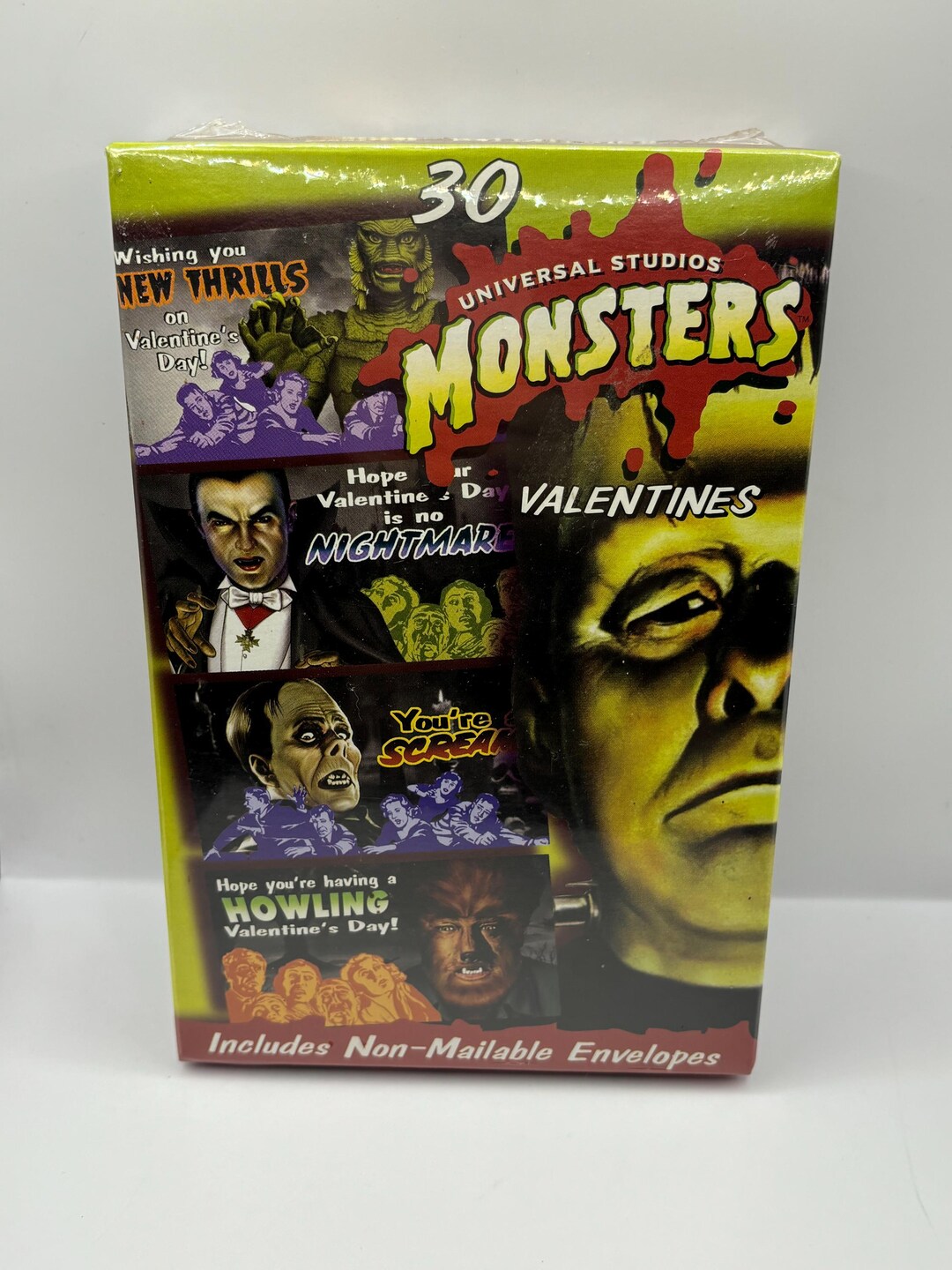Vintage 1990s Universal Monsters Valentines SEALED - Etsy