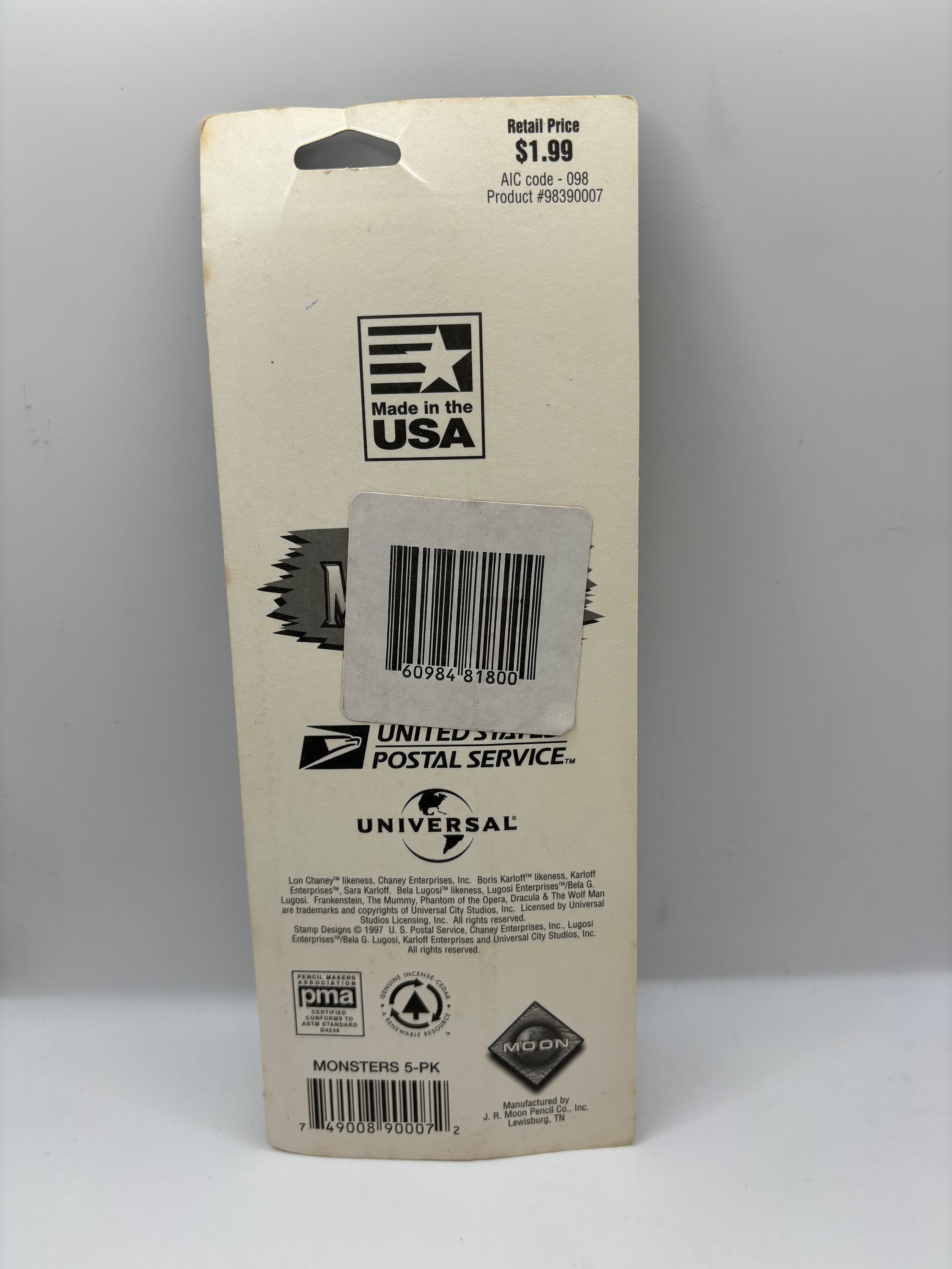 Vintage 1990s Universal Monsters United States Postal Service Stamp ...